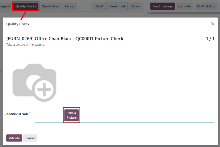 Take a Picture quality check — Odoo 18.0 documentation